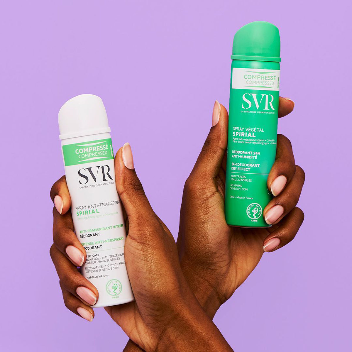 S[PIRIAL] Spray Antitranspirante - Solución para transpiración - SVR